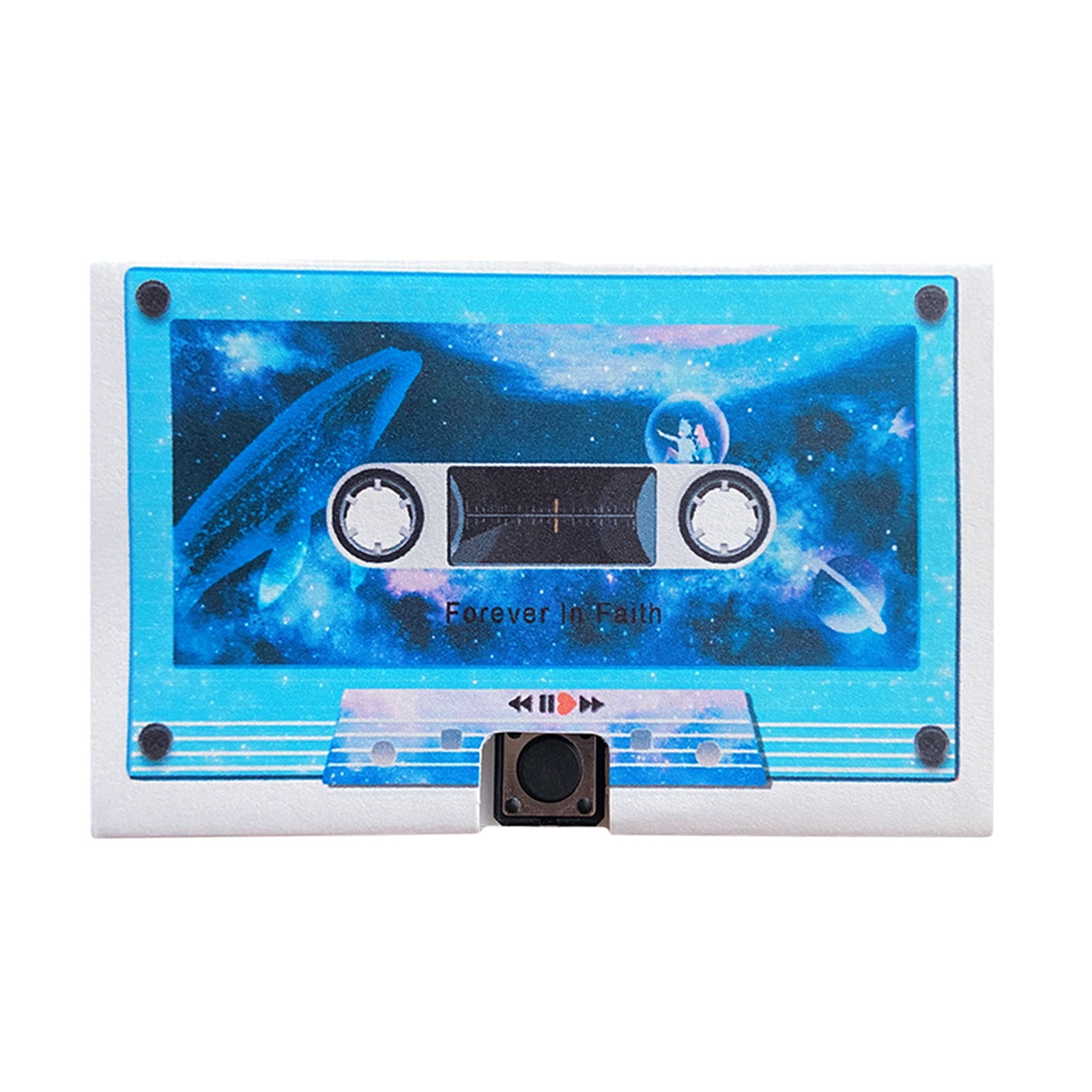 XEOVHV Greeting Card Voice Recorder,60 Seconds Recording Cards,Cassette ...