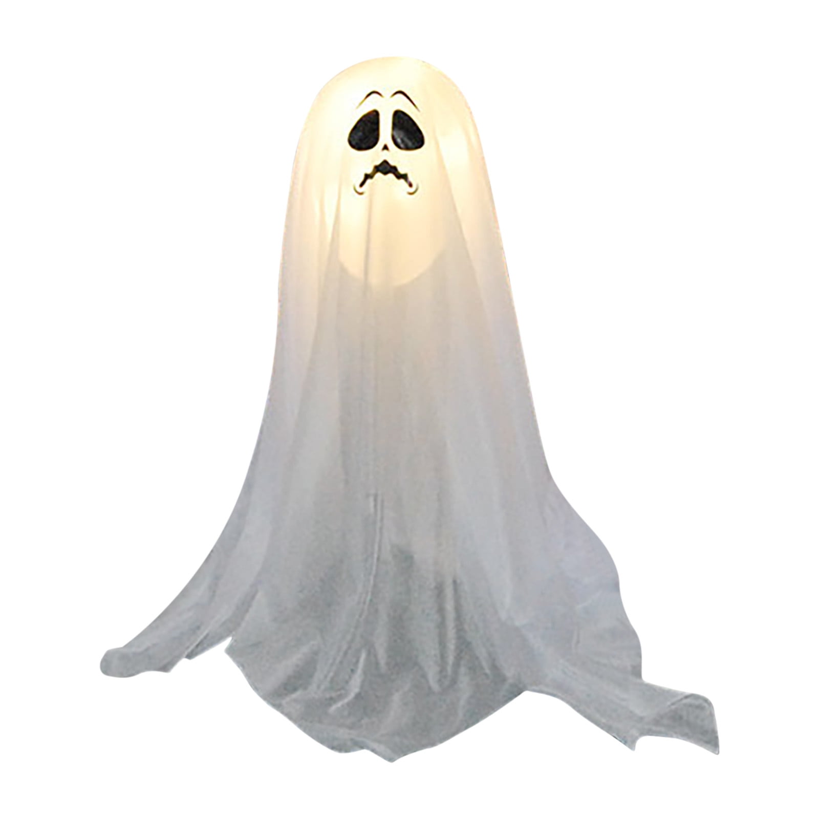 XEOVHV Halloween Led White Ghost Floor Plug,Halloween Decoration Led ...