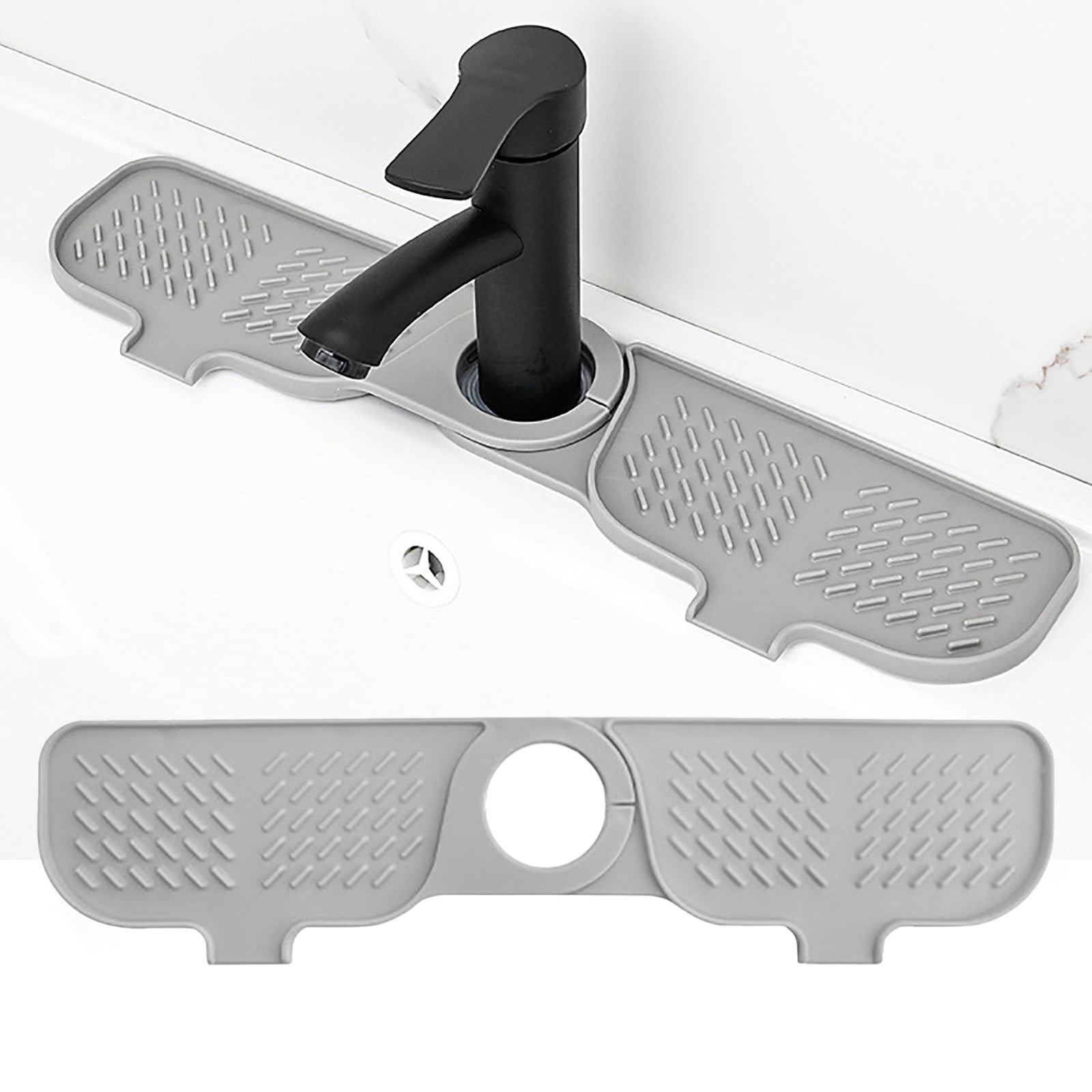 XEOVHV Kitchen Splash Guard for Sink,2024 New Silicone Draining Mat 16 ...