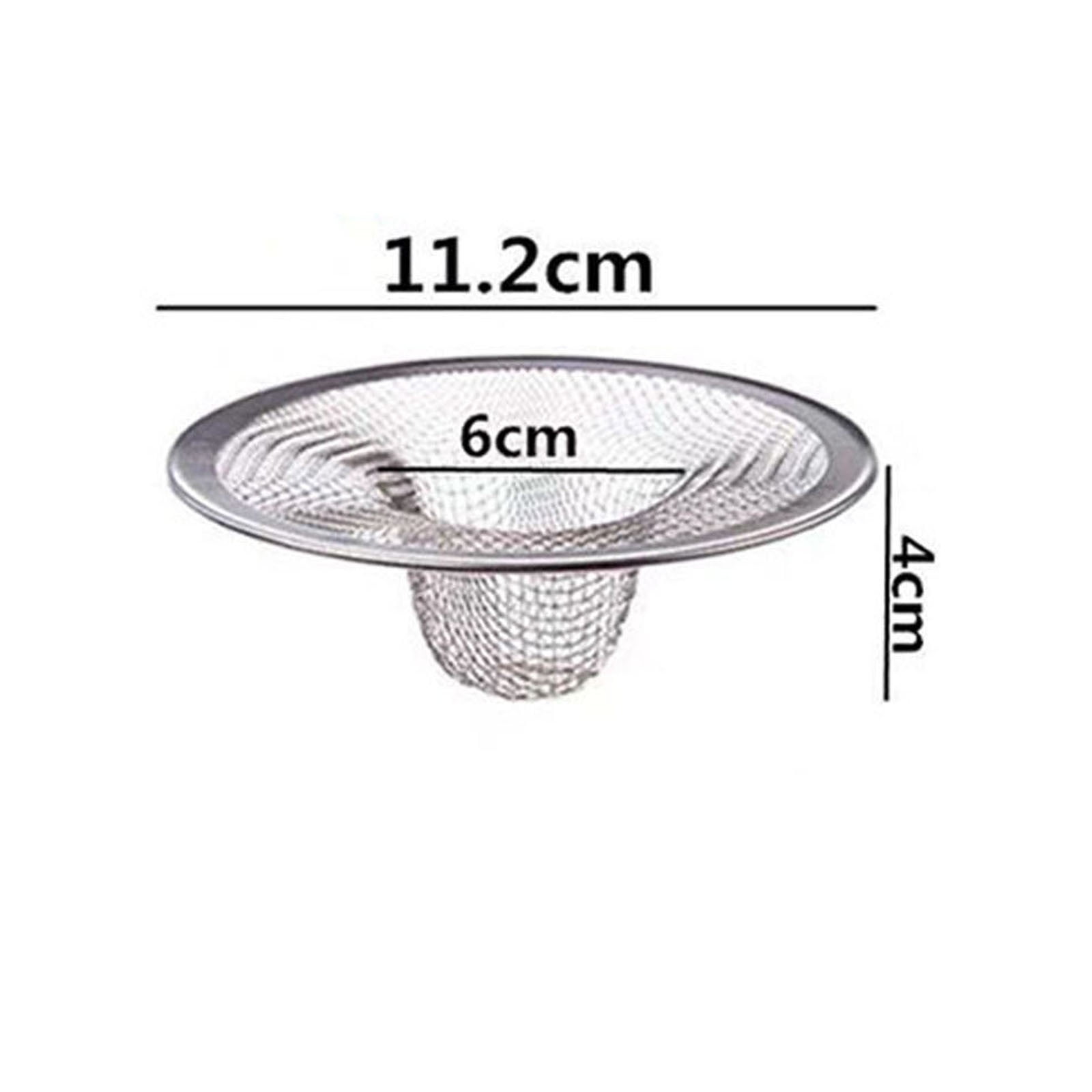 XEOVHV Mesh Bathroom Lavatory Sink Strainer, Stainless Steel Slop ...