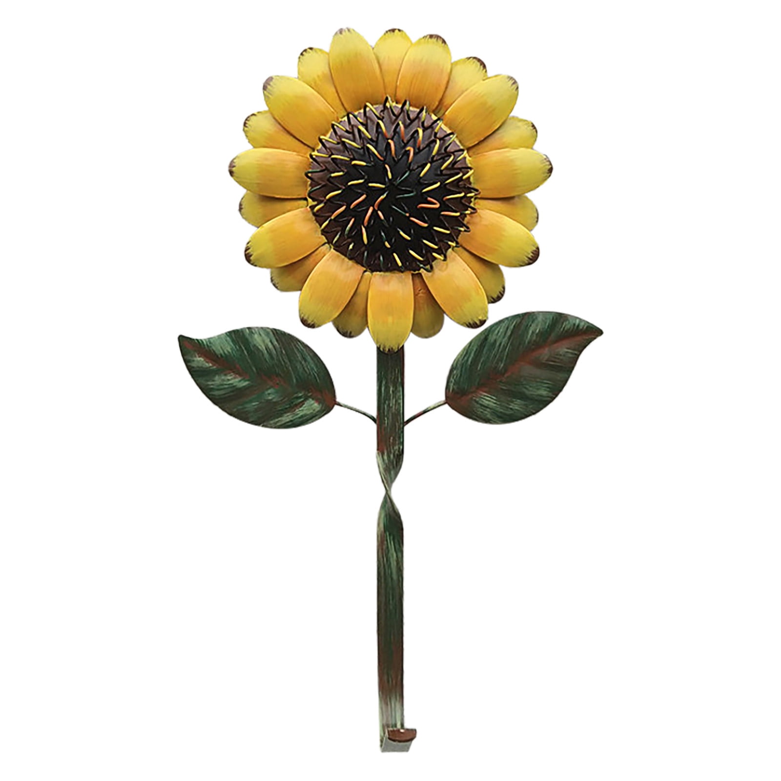 XEOVHV Retro Wrought Iron Sun Flower Decoration Hook Wall Decoration ...