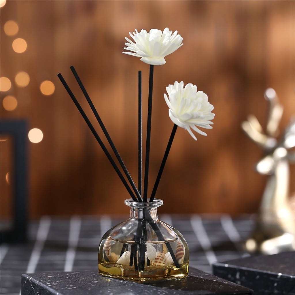 XEOVHVLJ Clearance Oil Diffusers with Natural Sticks, Glass Bottle and Scented Oil 60ML ...