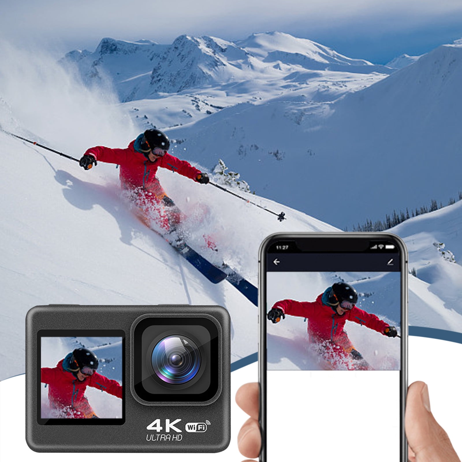 XEOVHVLJ Digital Wifi Camera 4K Cameras For Photography 24Mp Digital ...