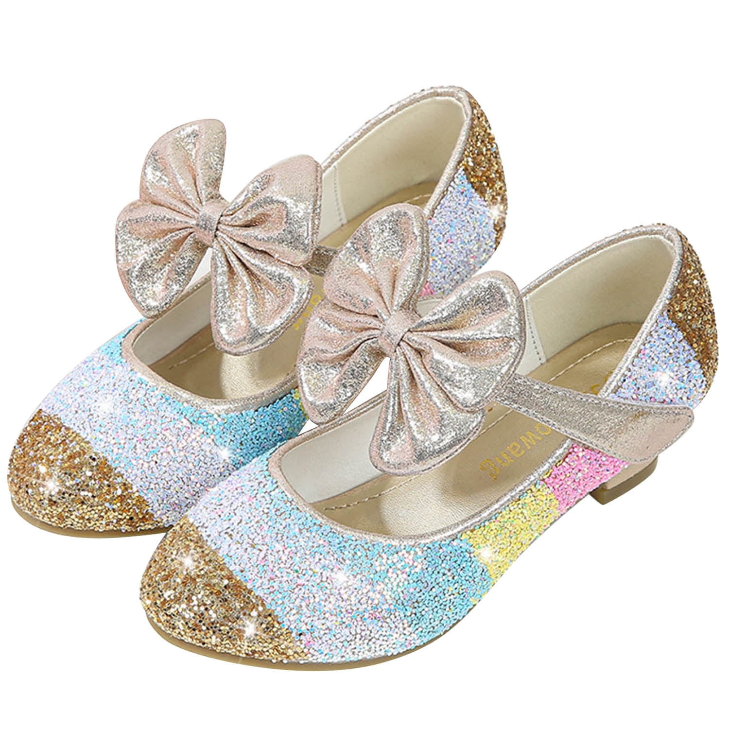 Phenas Girls Dress Shoes Wedding Party Heel Mary Jane Princess Flower ...