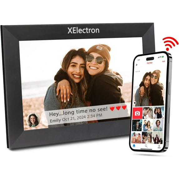 XElectron 10.1 Inch WiFi Digital Picture Frame, 1280x800 HD IPS Touch ...