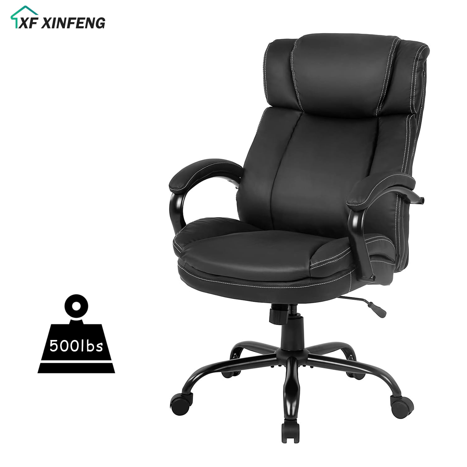 XF XINFENG 500lbs, Big & Tall Office Collection Adult/Teen PU Leather ...