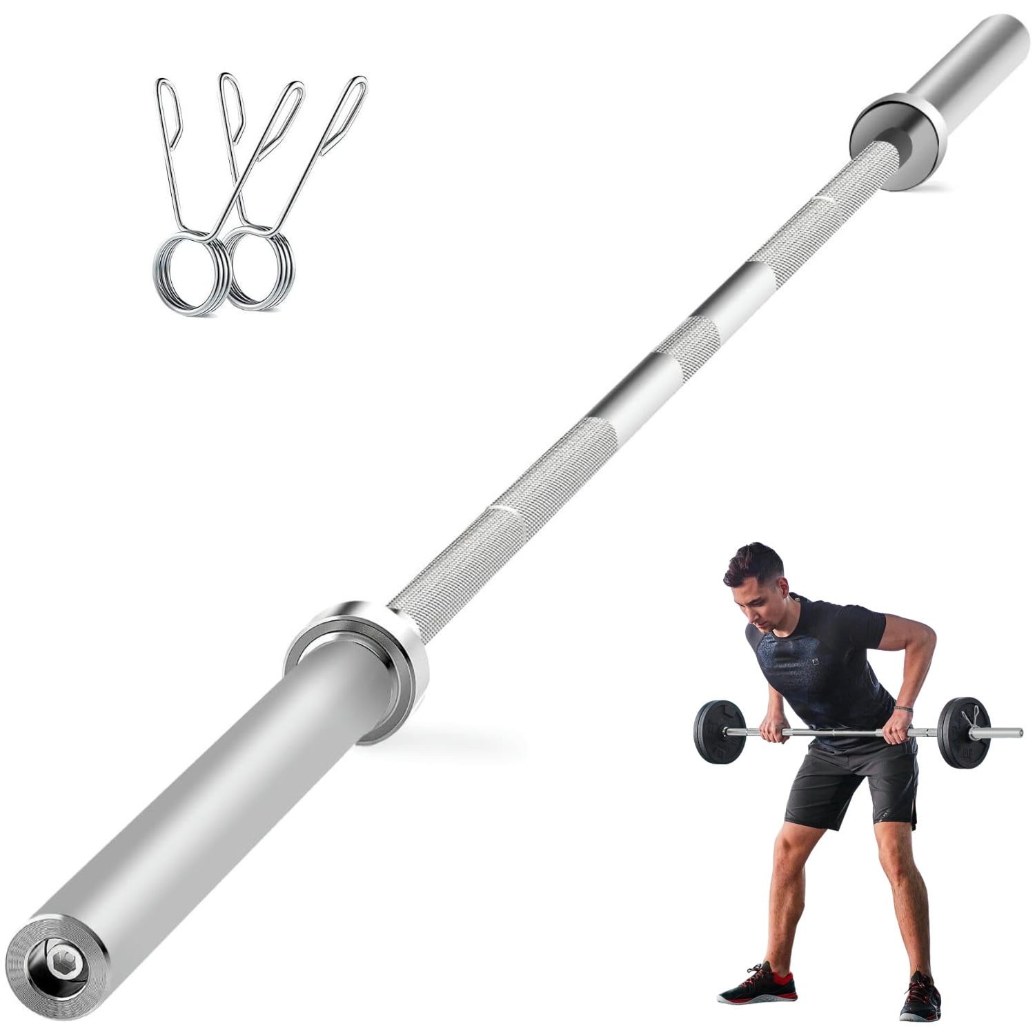 XF XINFENG 7ft Olympic Bar 2 inch Barbell Diameter for Strength ...