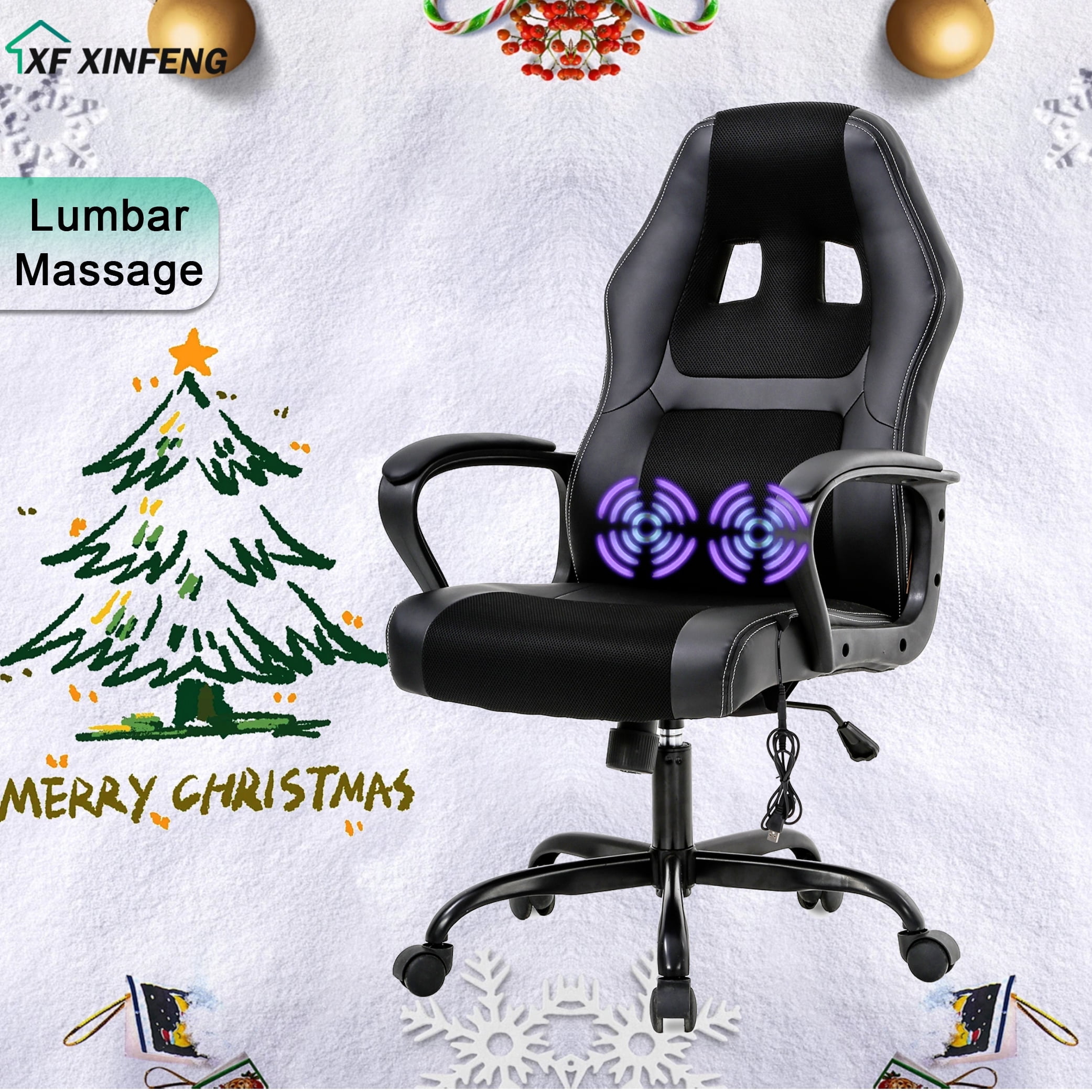XF XINFENG Gaming Chair Ergonomic Office Chair, 250lbs Capacity Nylon ...