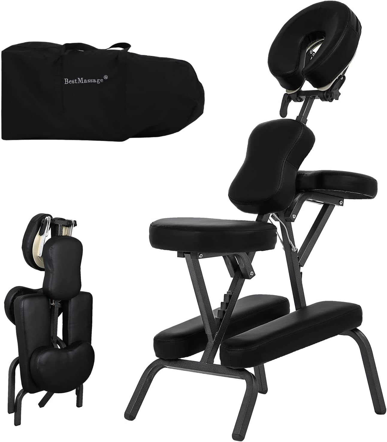 XF XINFENG Portable Massage Chair Tattoo Chair 4 inch Thick Sponge ...