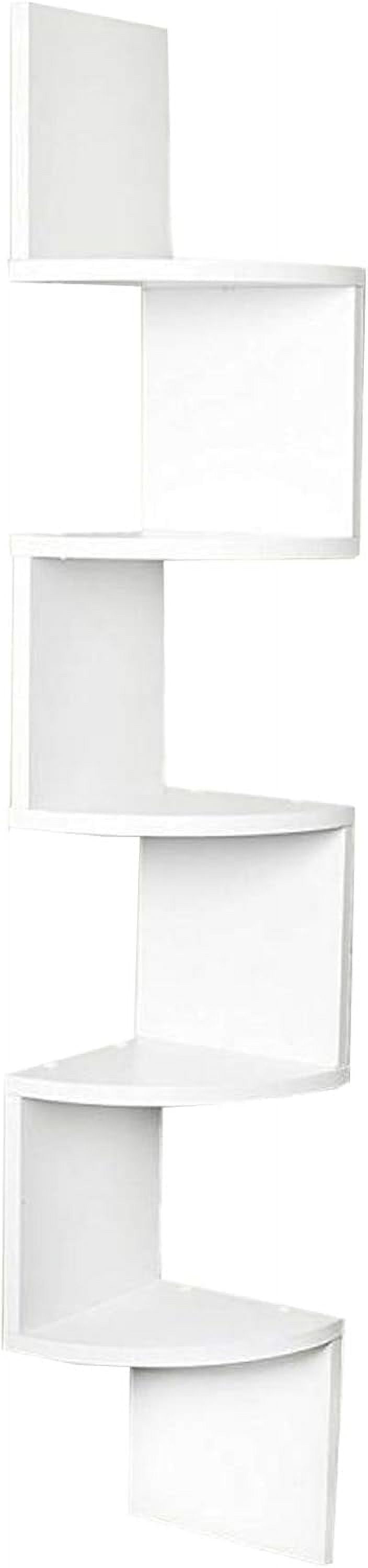 . XF11035W Large Decorative 5-Tier Corner Floating Wall Mount Display ...