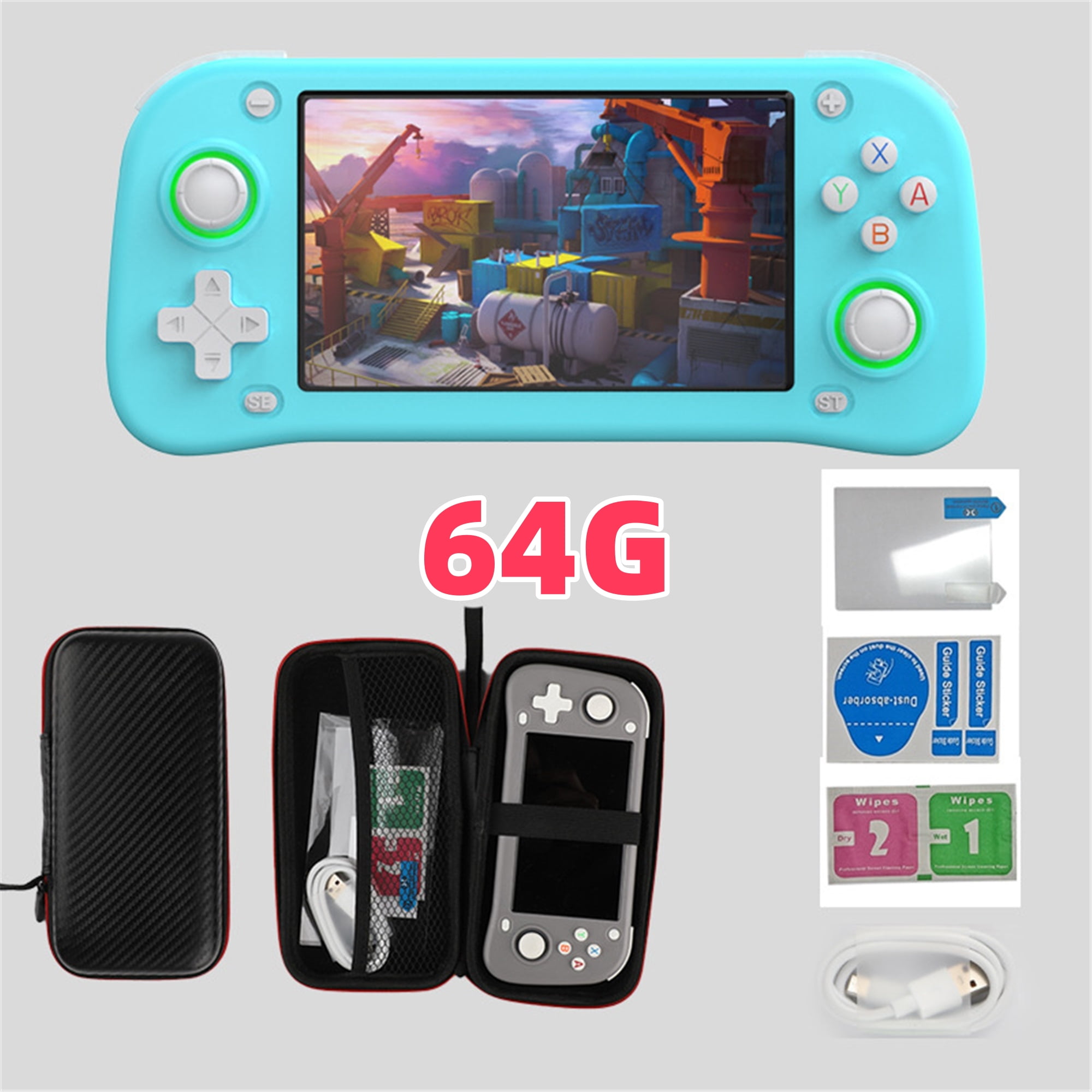 XF43 handheld game console, large screen, large memory, large battery ...