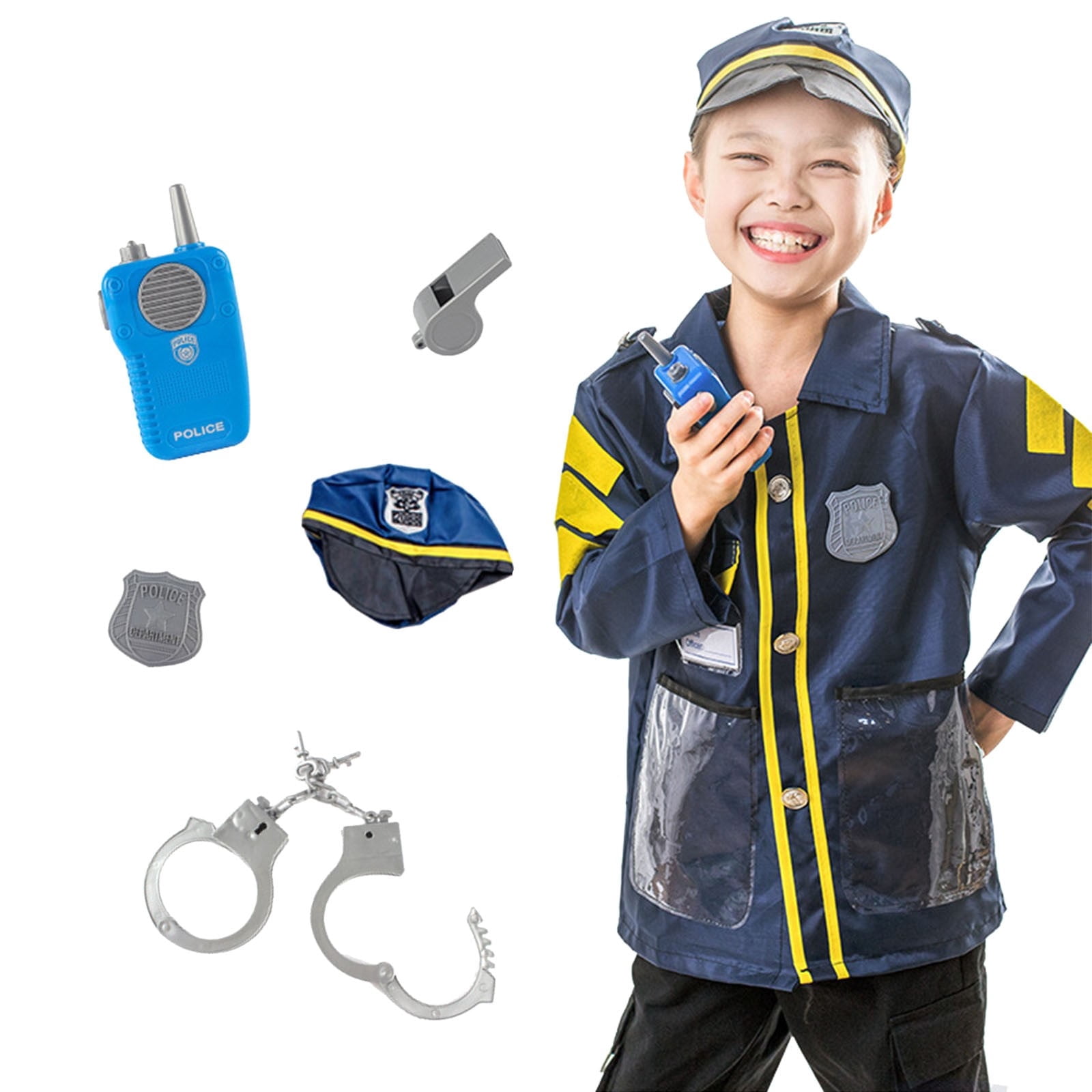 XFHLMJFF Boys 2 Piece Summer Outfits Kindergarten Police Career Show ...