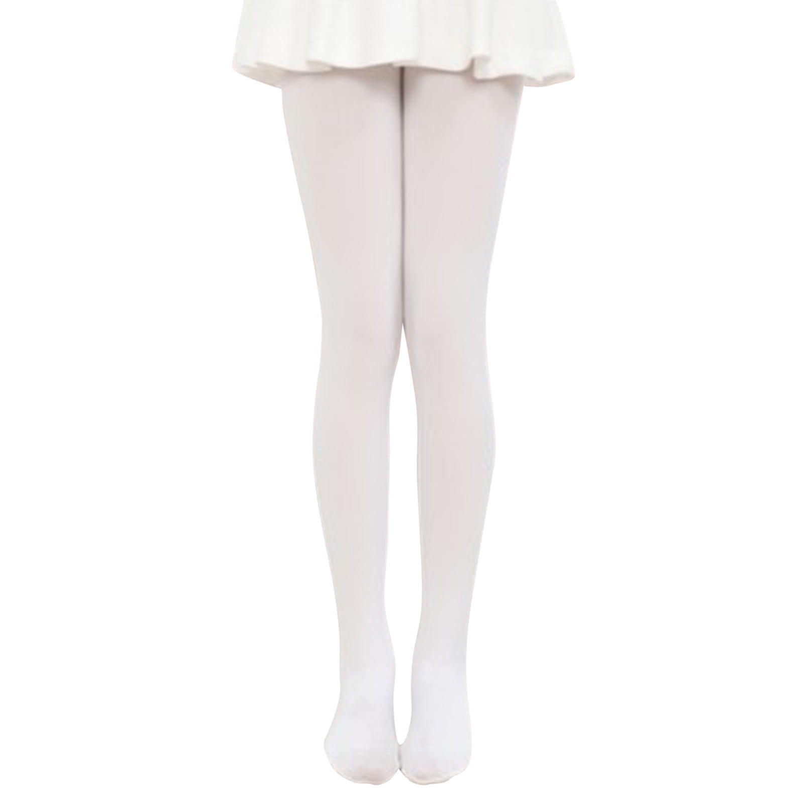 XFHLMJFF Girls Pantyhose Tights Toddler Kids Solid Color Leggings ...
