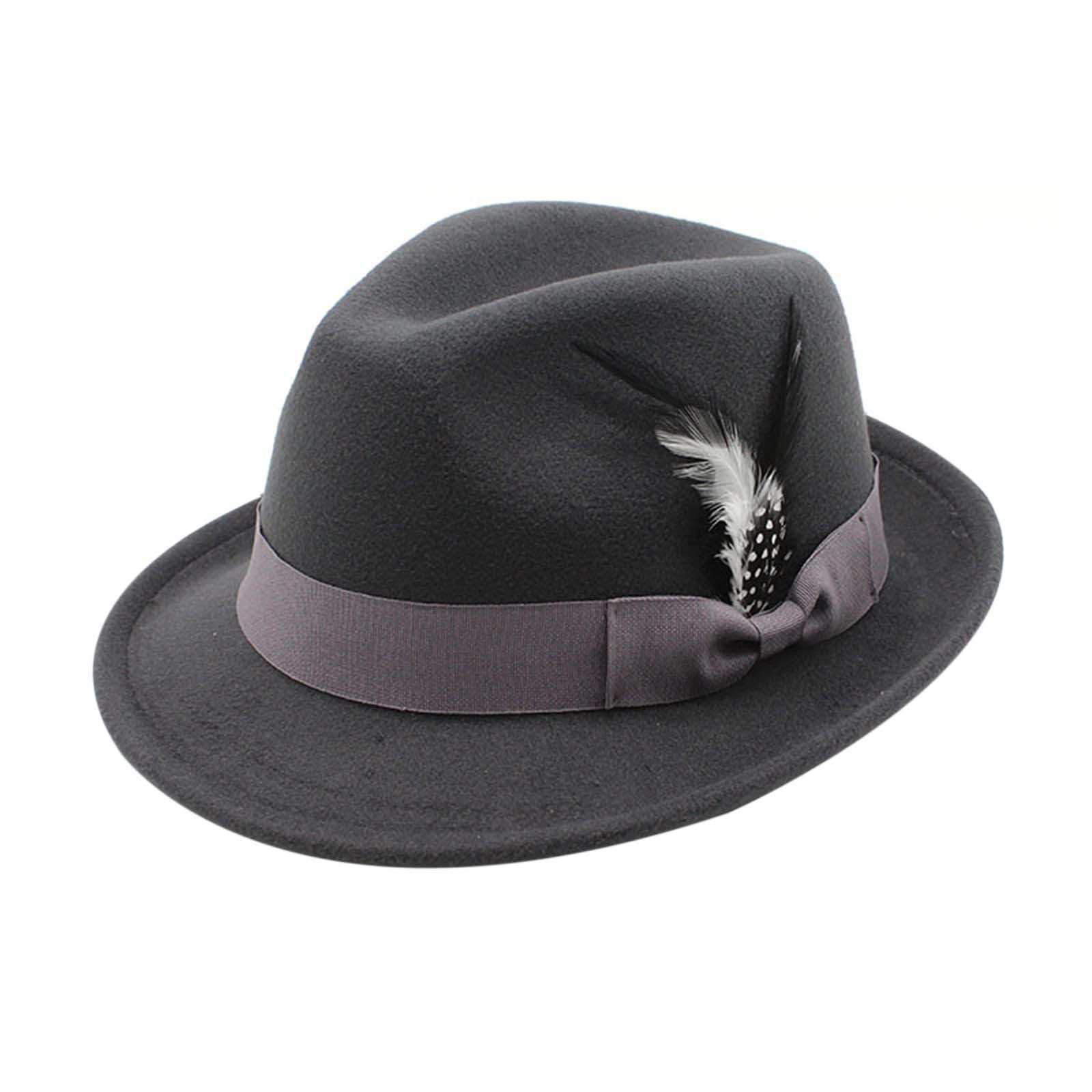 XFHLMJFF Oktoberfest German Traditional Women's Vintage Hat Fedora ...