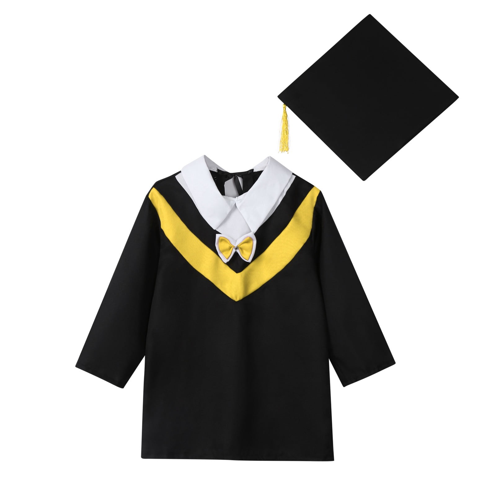 XFHLMJFF Preschool Kindergarten Boys Girls Graduation Gown Cap Set With ...