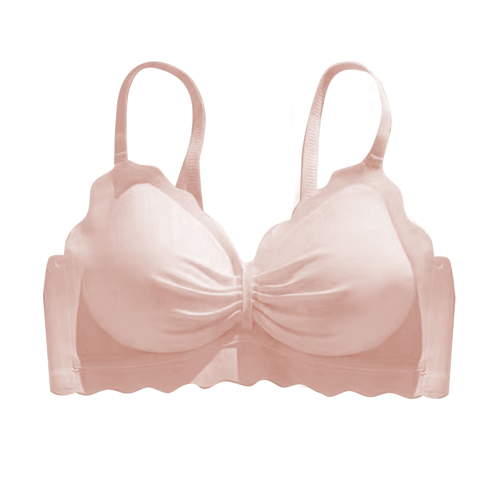 XFHLMJFF U Neck Womens Bras Breable Soft Cozy Casual Seamless Wire Full ...