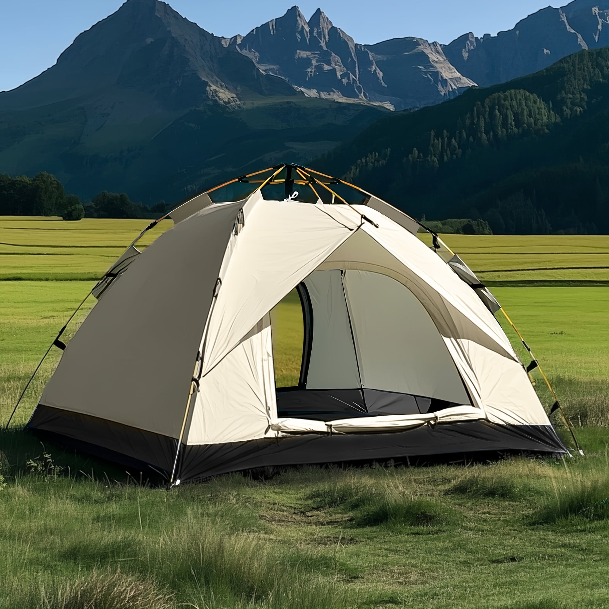 XFKJLY Automatic Pop Up Beach Tent - Portable, Sun & Waterproof Outdoor ...