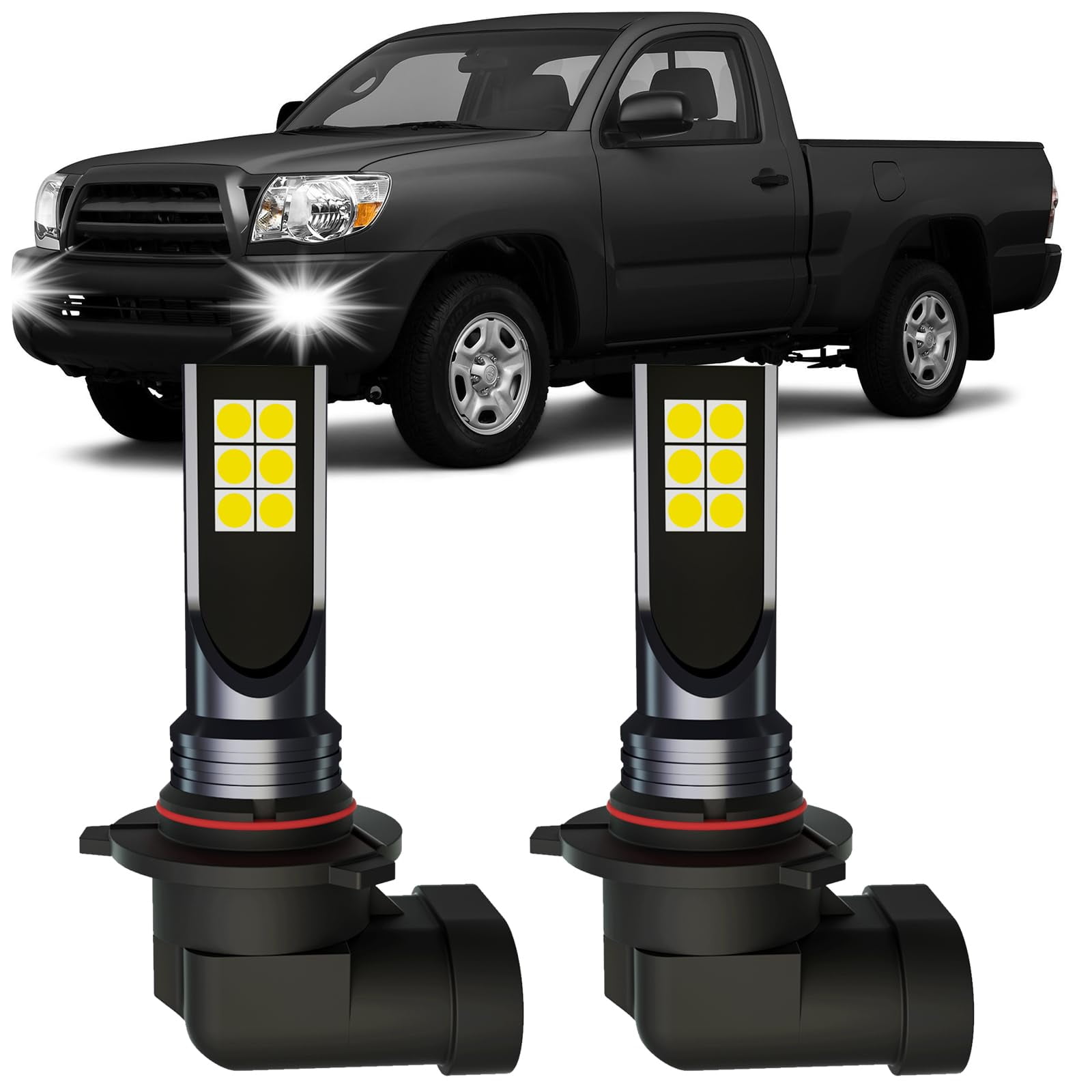 XFLHEHD Tacoma Fog Light RRF12 Bulbs for 2005-2011 Toyota Tacoma, 300% ...