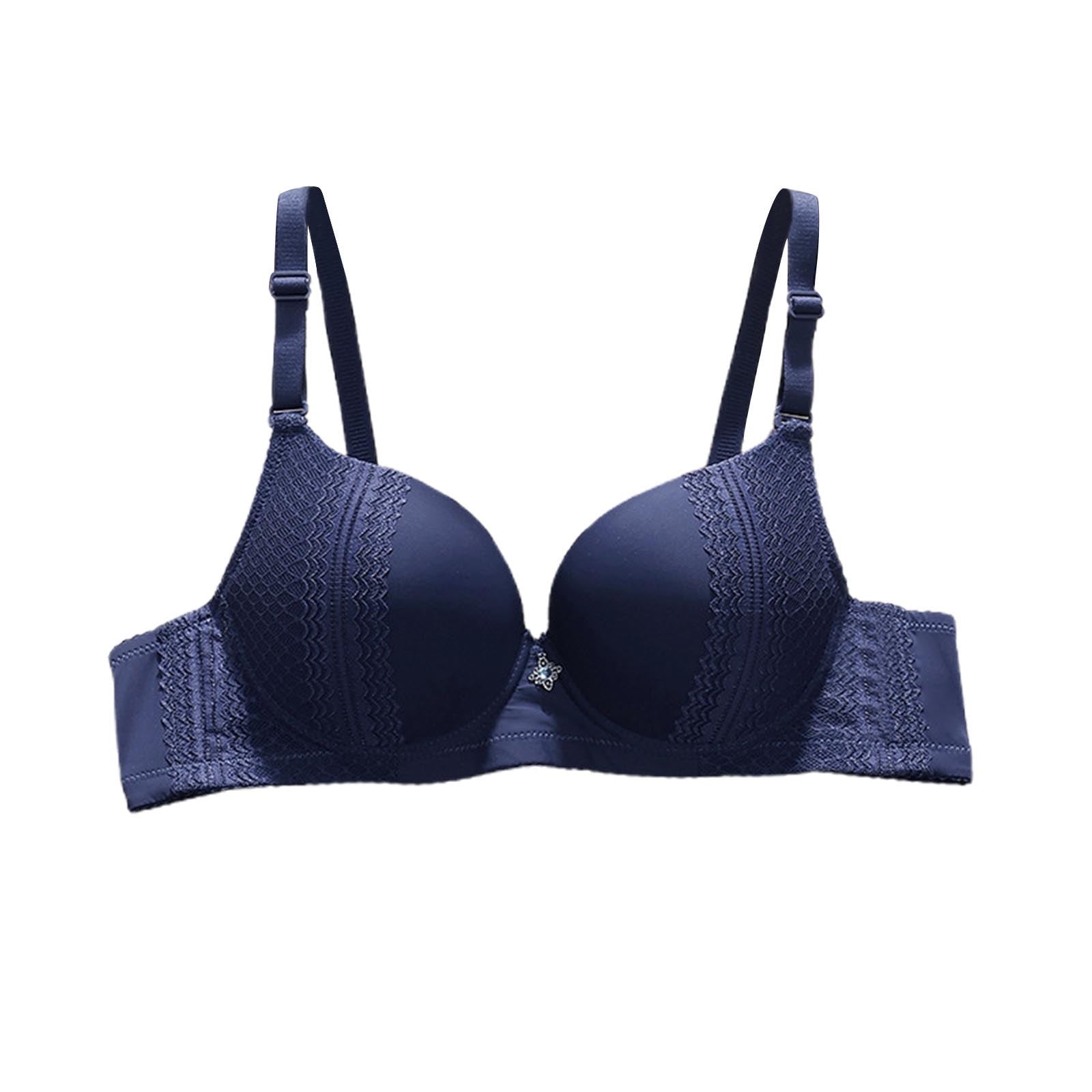 XFLWAM Lace Bras for Women Push Up Bralettes with Underwire Full ...