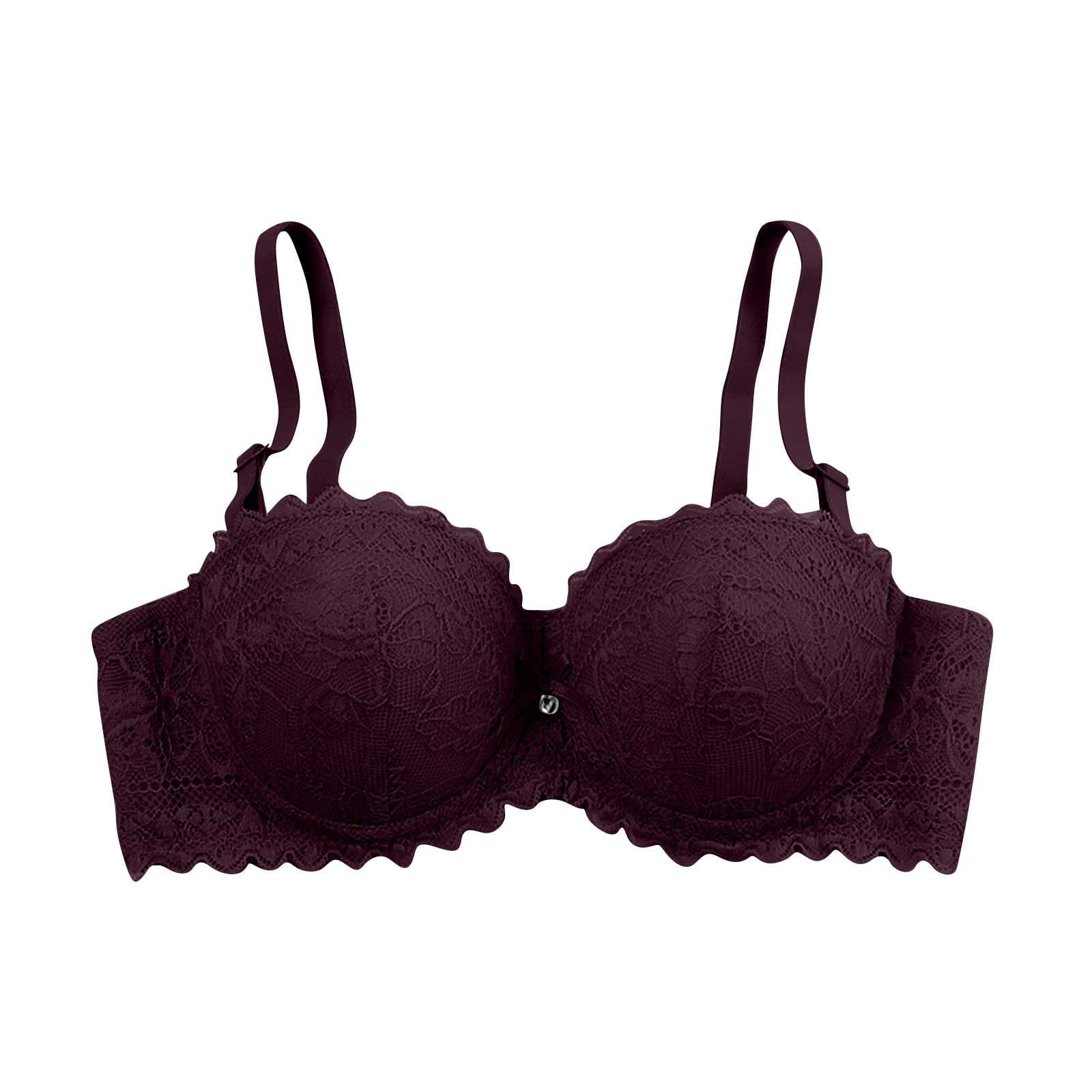 XFLWAM Push up Bras for Women Lace Comfort Full Coverage Bra Soft ...