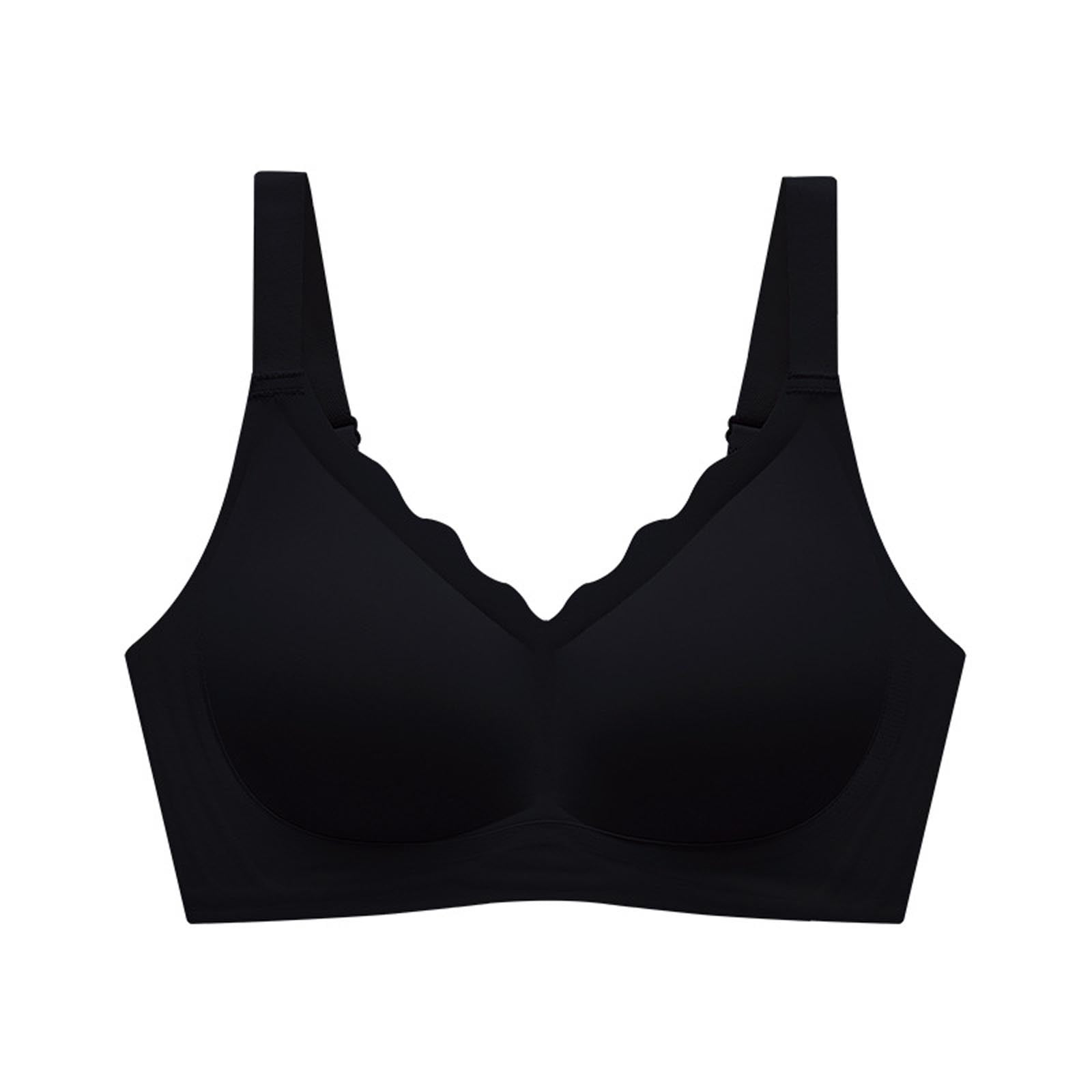 XFLWAM Scalloped Everyday Bra for Women Comfortable Wireless Bras Soft ...
