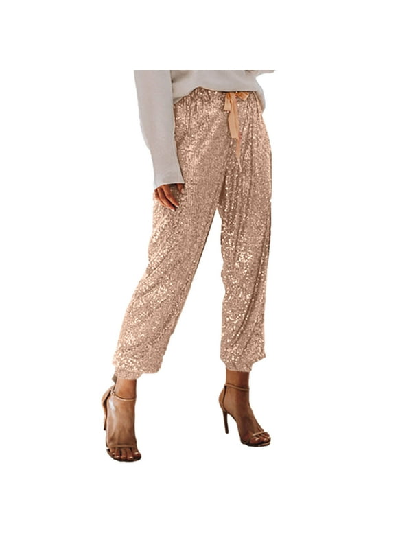 Sequin Jogger Plus Size
