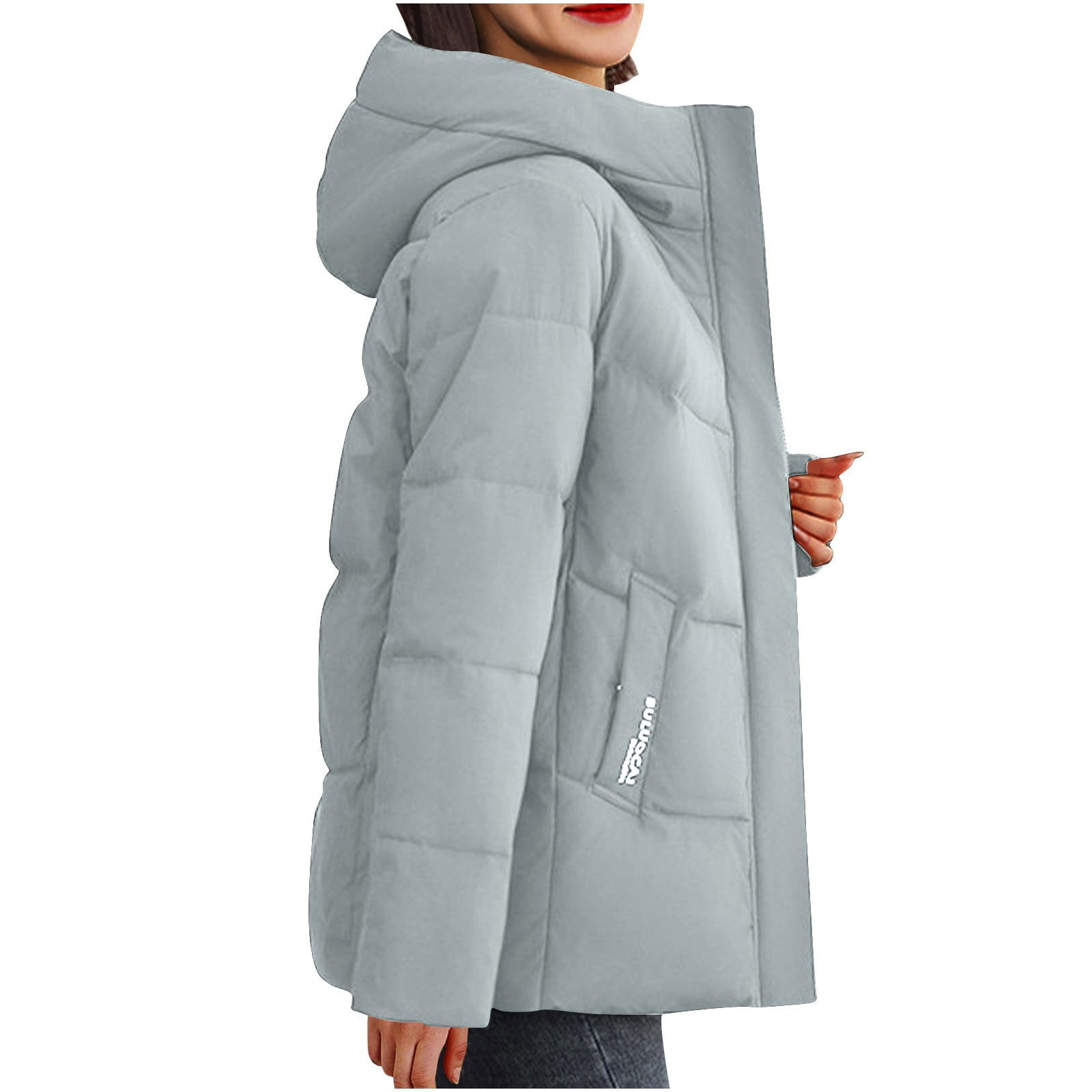 XFLWAM Womens Winter Puffer Coats Lightweight Quilted Puffer Jackets ...