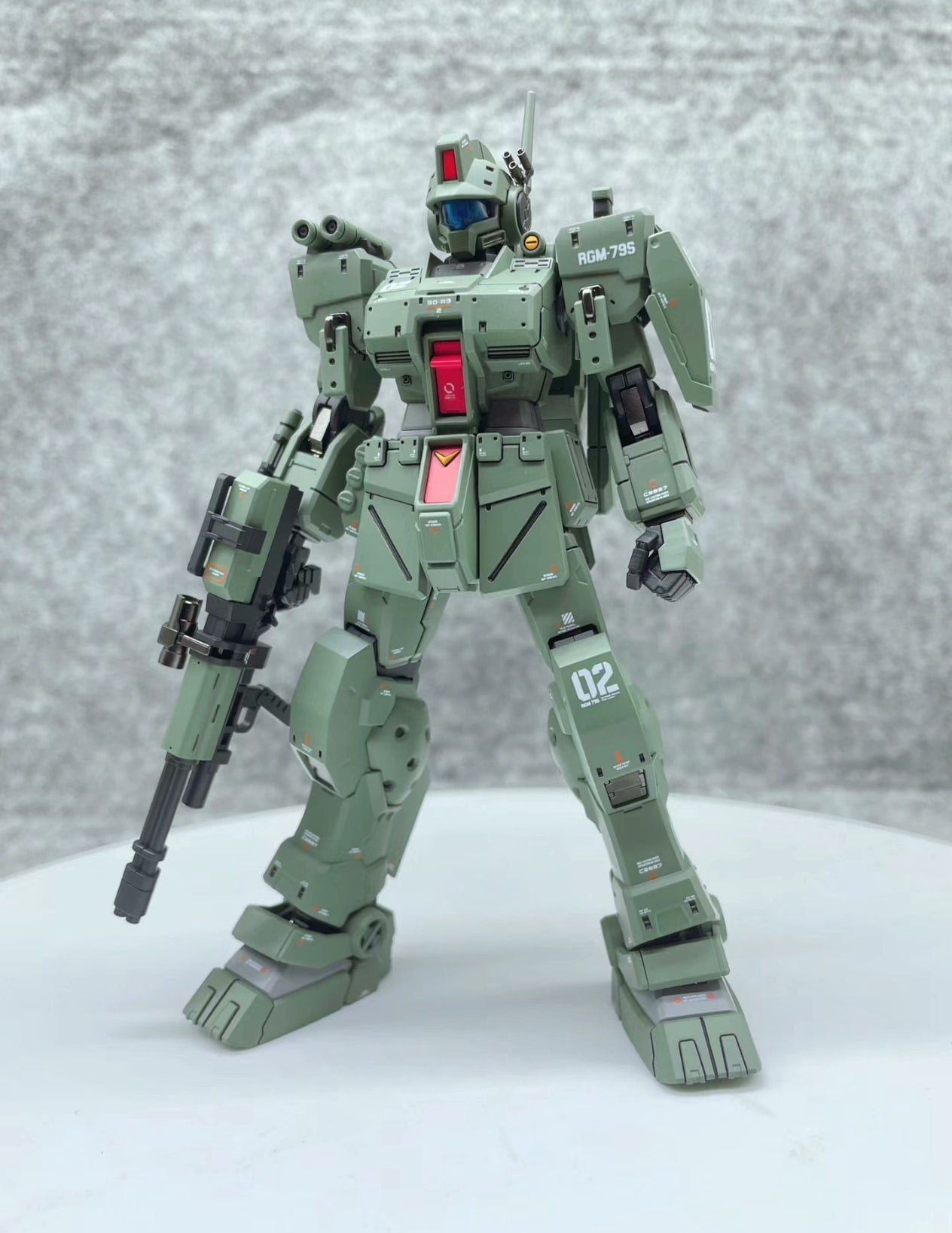 XFS HG 1/144 RGM-79S GM Spartan Model Kit Collection Assembly Action ...