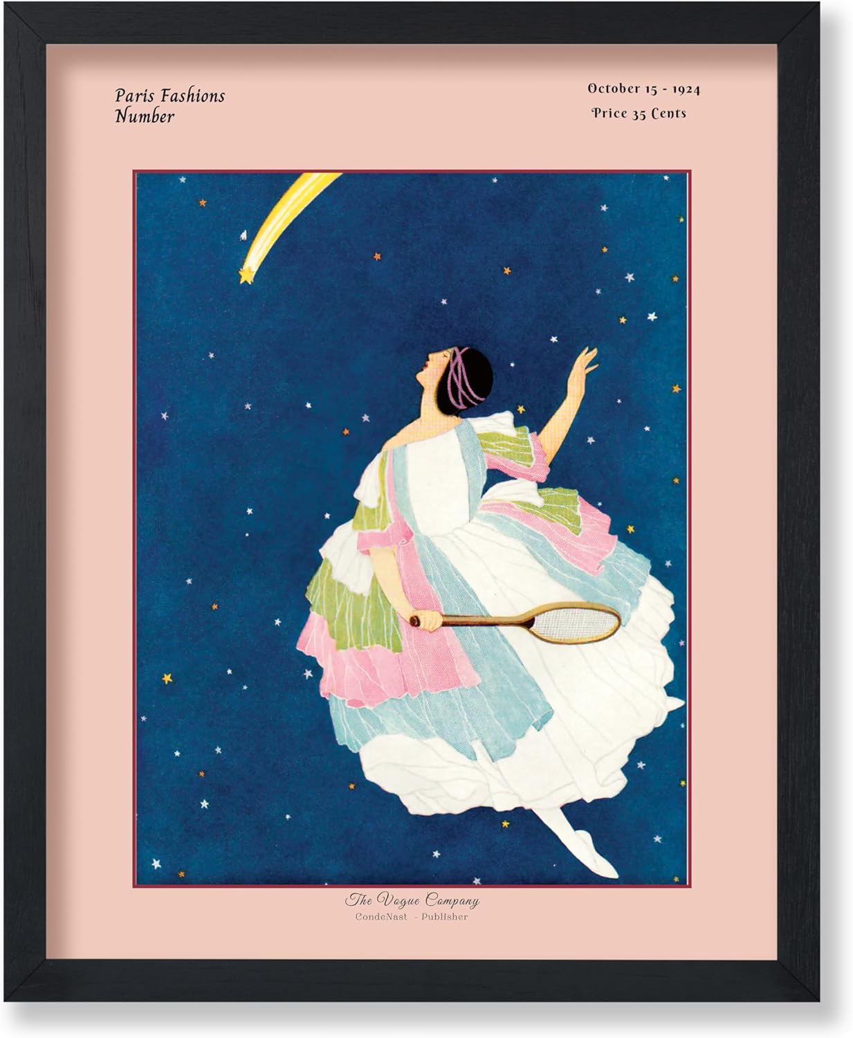 XFX-POSTERS-Vintage George Wolfe Plank Poster - Retro Deco Print - Gift ...