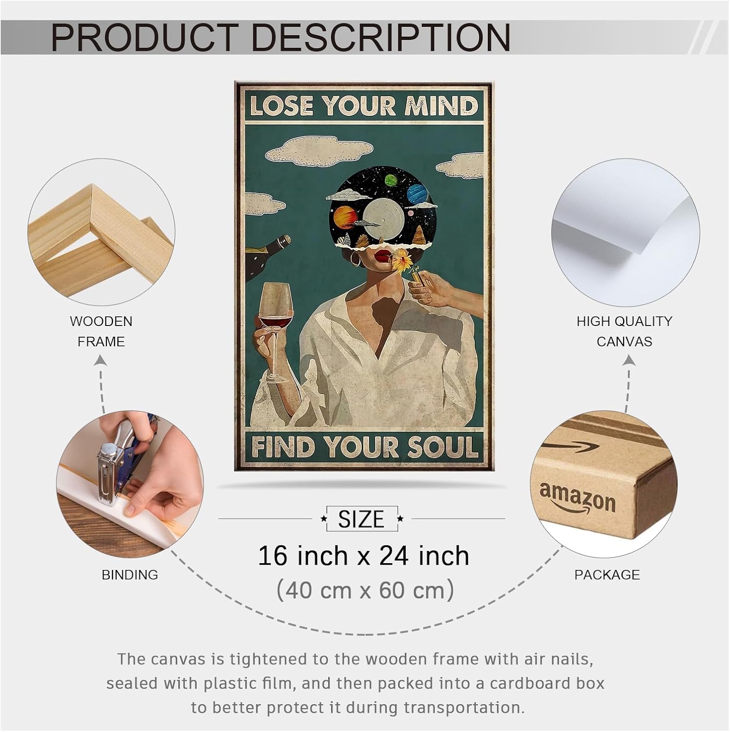 XFX-Posters-Lose Your Mind Find Your Soul Posters Vintage Mid Century ...