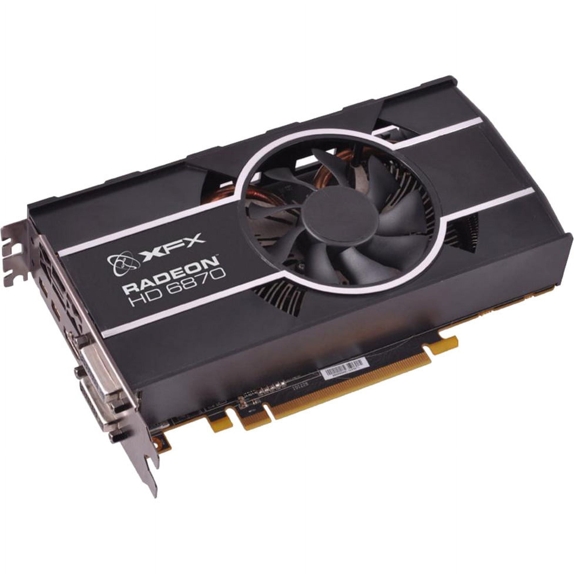 XFX Radeon HD 6870 Standard - Graphics card - Radeon HD 6870 - 1 GB GDDR5 - PCIe 2.1 x16 - 2 x ...