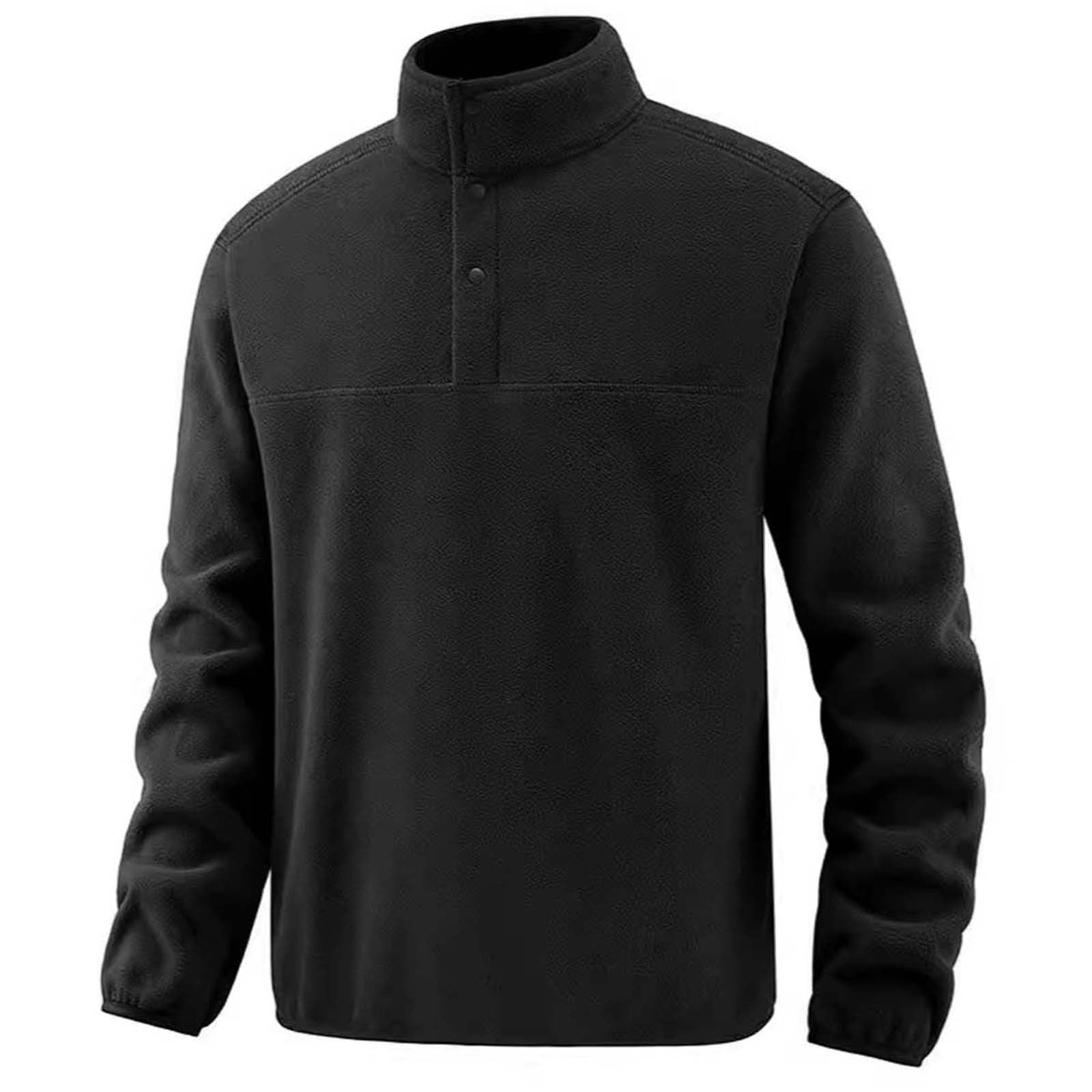 XFYSSS Fashion Casual Men's Button Stand Up Collar Jacket Sports Jacket ...
