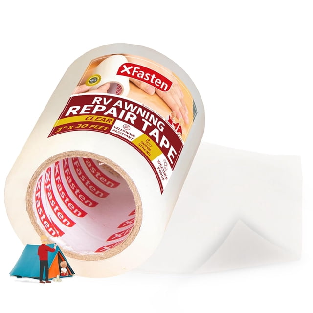 XFasten RV Awning Repair Tape, 3-Inches x 30 Feet - Walmart.com