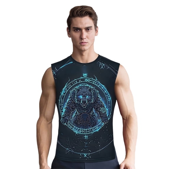 XFeng Mens Drop Arm Tank Tops Gym Workout Sleeveless Muscle Shirts Cut ...
