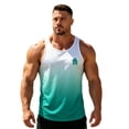 XFeng Mens Drop Arm Tank Tops Gym Workout Sleeveless Muscle Shirts Cut ...