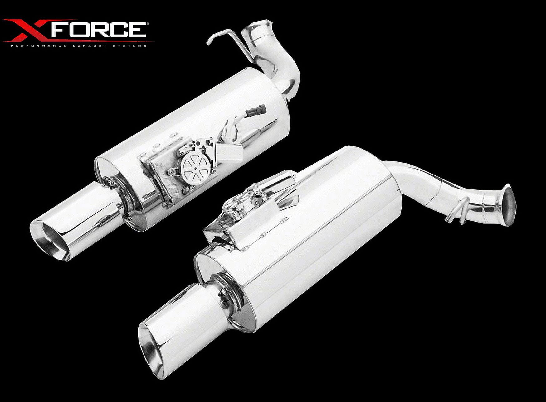 XForce ES-FM10-VMK-ABS Stainless Steel Axle-Back Exhaust System with ...