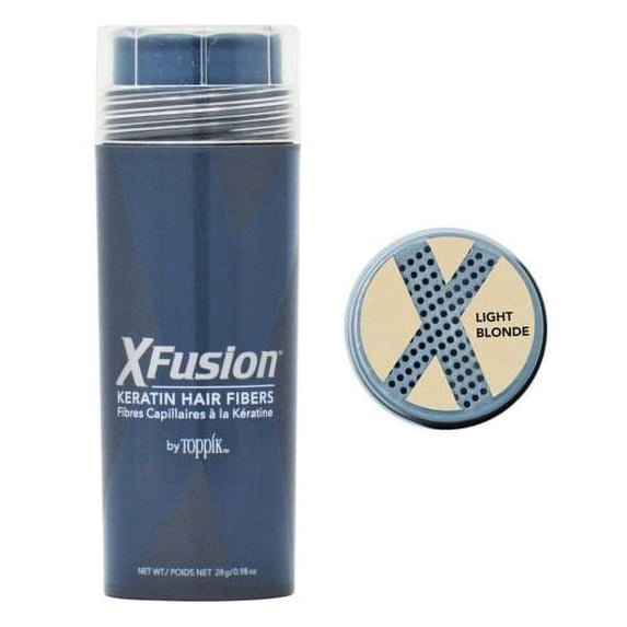 XFusion Light Blonde Keratin Hair Fibers for Thick, Full Hair ...