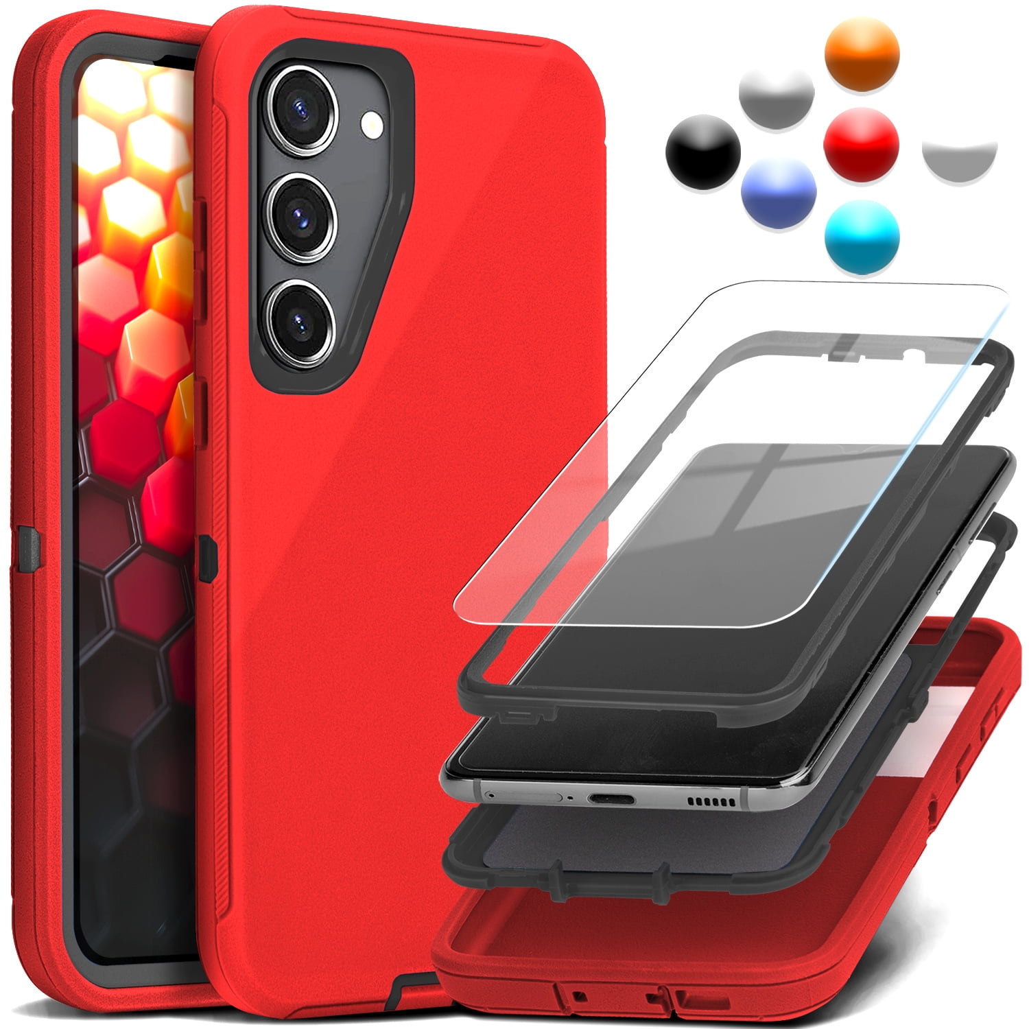 XG-Tech Case For Samsung Galaxy S24 Plus (2024) Shockproof Defender ...