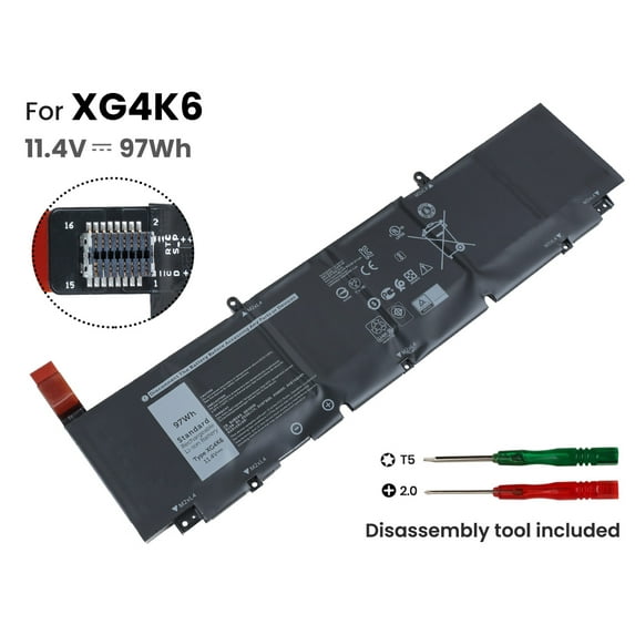 XG4K6 Battery for Dell Precision 5750 5760 5770 XPS 17 9700 9710 ...