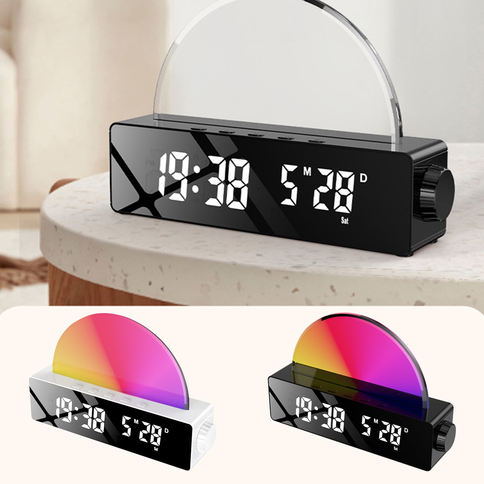 XGFHYJEH Alarm Clock, Atomic Clocks, Alarm Clock for Kids, Digital ...