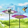 XGFHYJEH Bird Baths for Outdoors, Colorful Metal Bird Bath for Outside ...