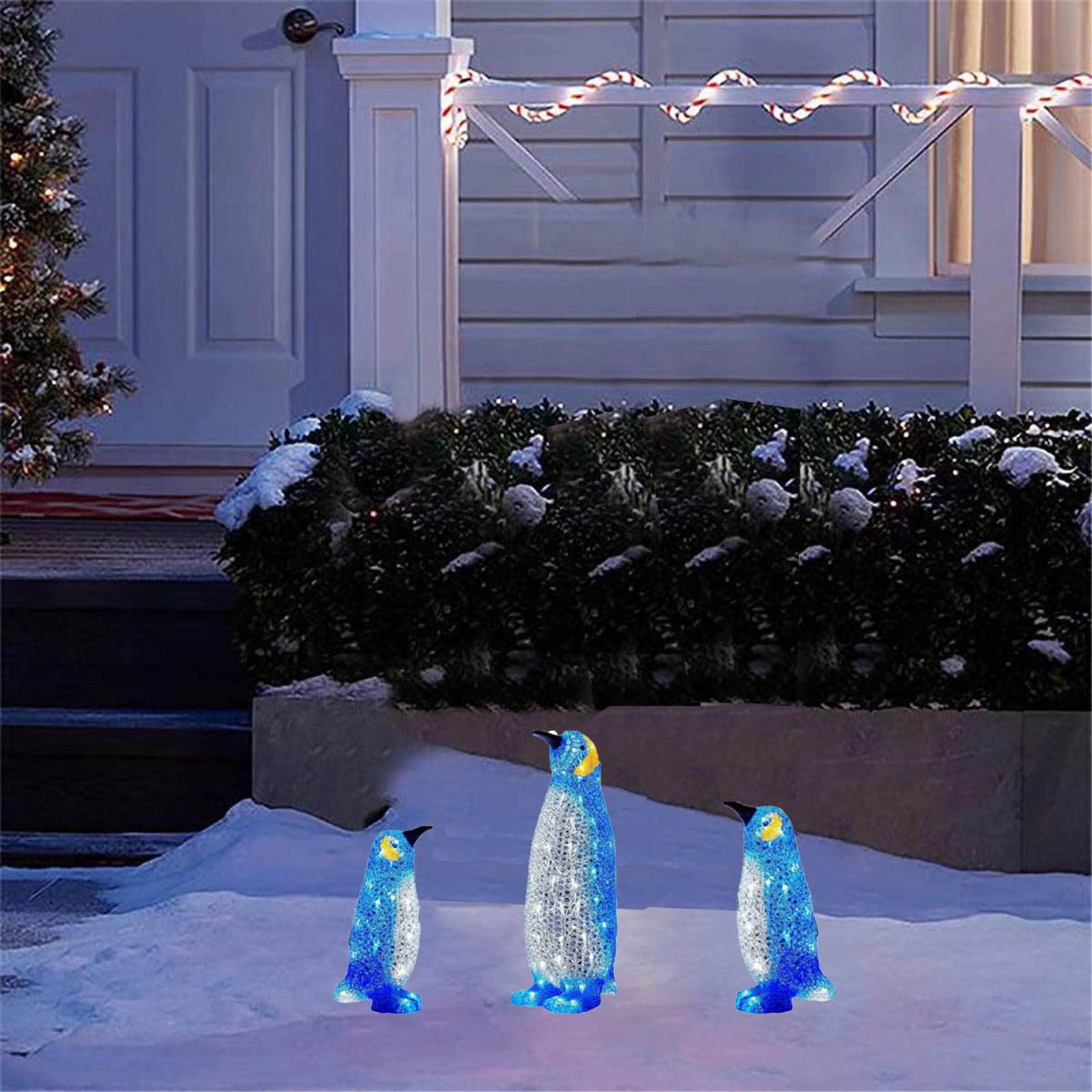 XGFHYJEH Christmas Outdoor Decor, Light-up Animals Strip Lights ...
