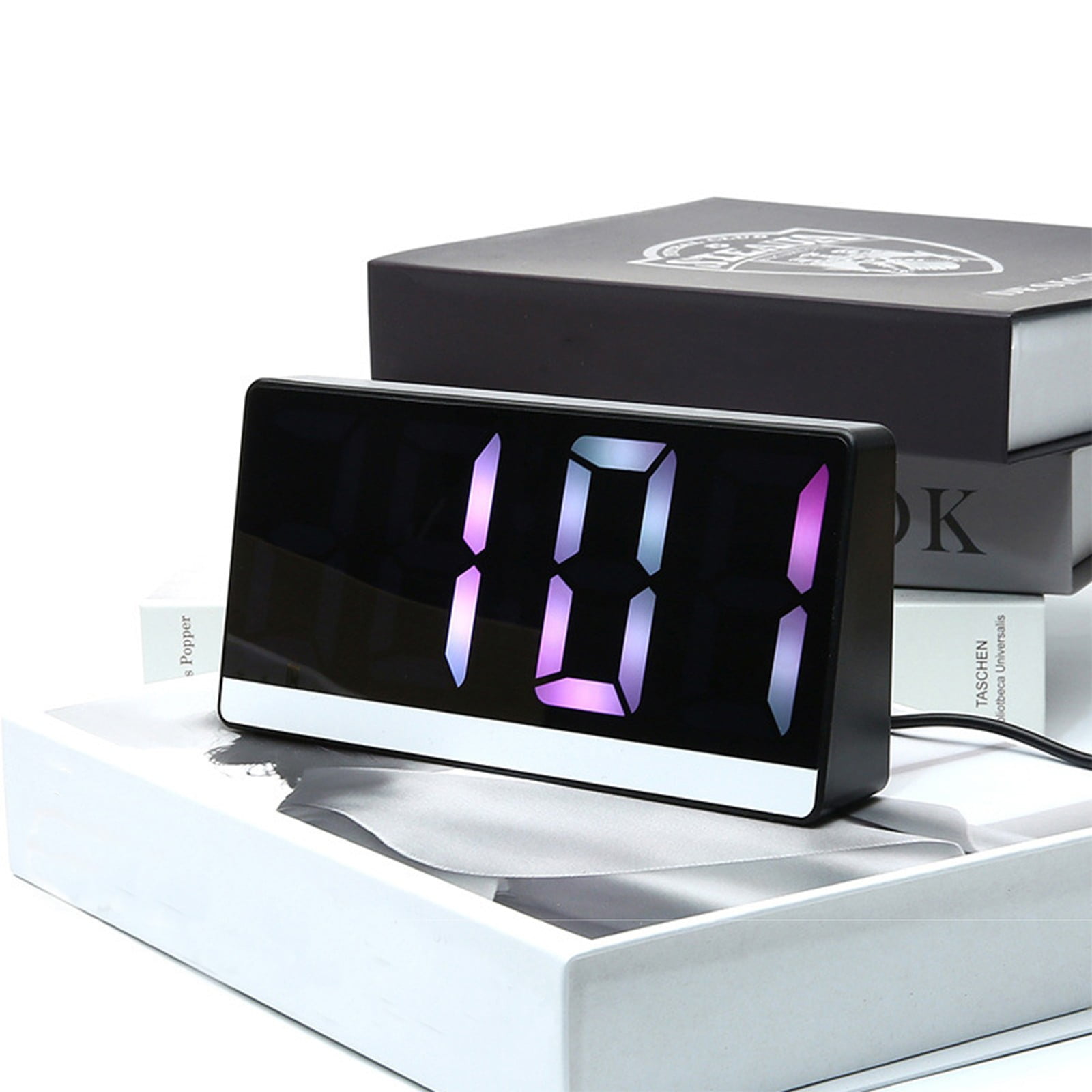 XGFHYJEH Digital Clocks, Alarm Clock, Alarm Clock for Heavy Sleepers ...
