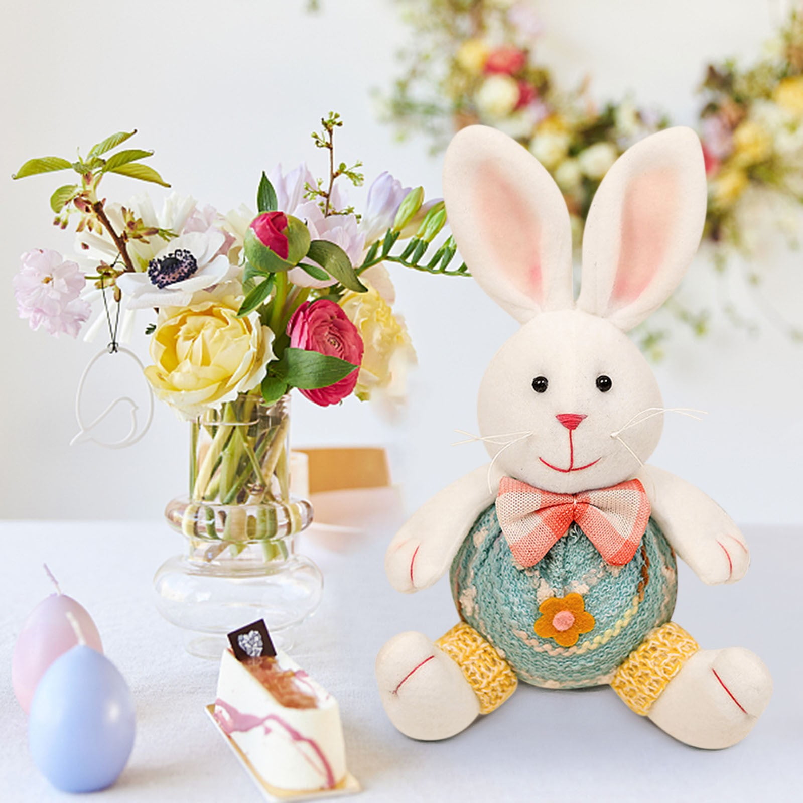 XGFHYJEH Easter Decoration, Easter Bunny, Easter Stuffed Animals ...