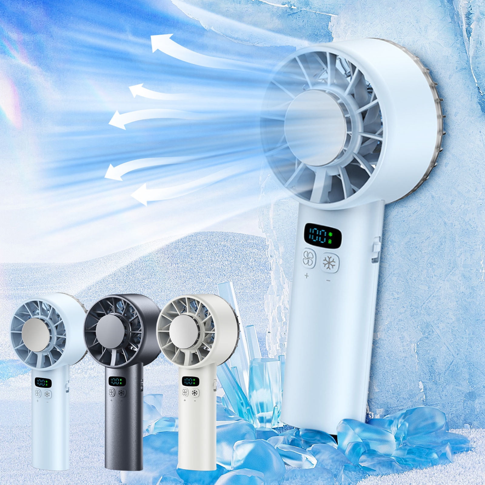 XGFHYJEH Hand Held Fan, Mini Fan Handheld, Hand Held Fan Rechargeable ...