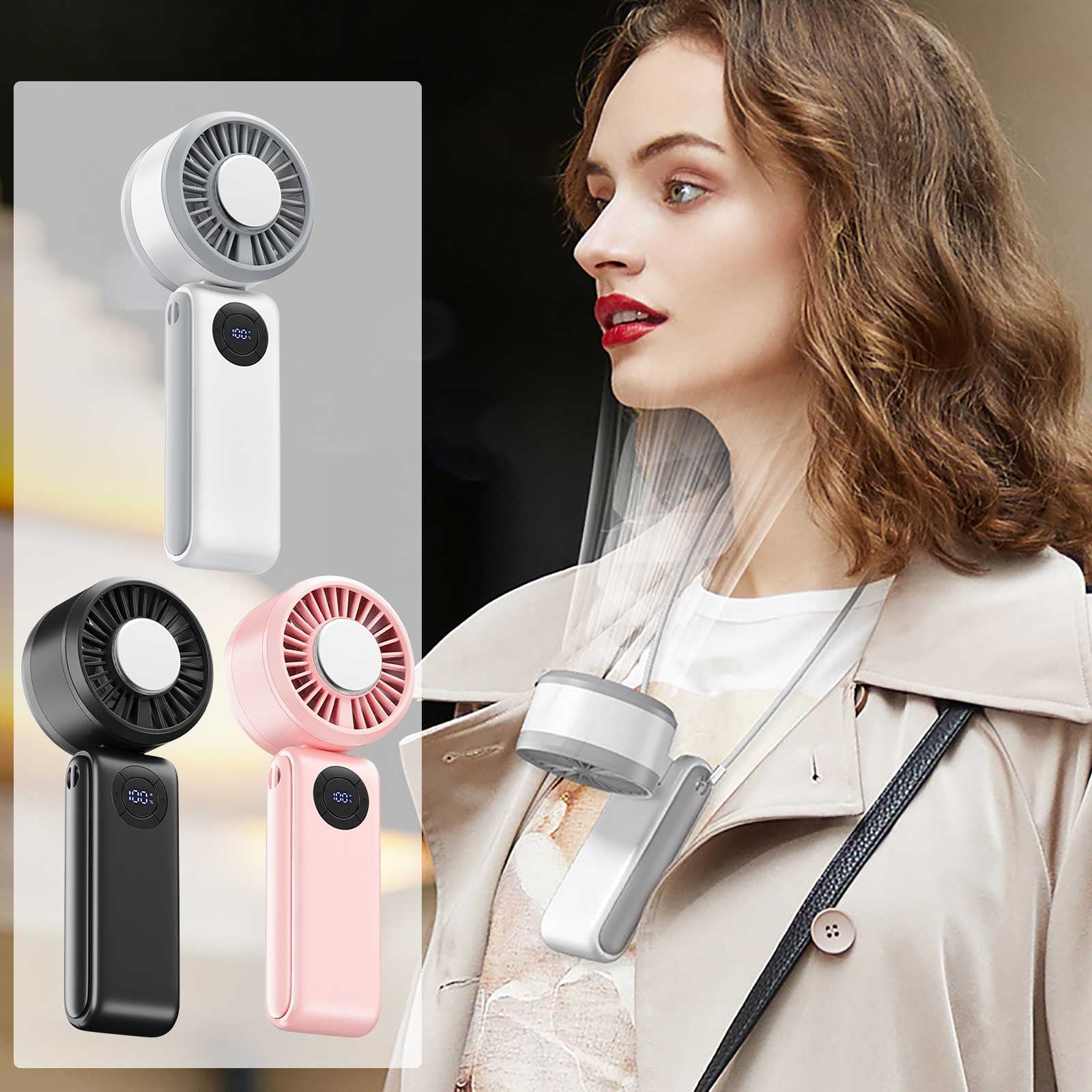 XGFHYJEH Hand Held Fan, Mini Fan Handheld, Hand Held Fan Rechargeable ...