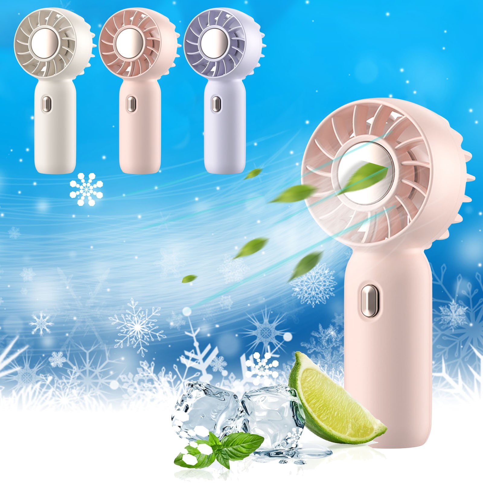 XGFHYJEH Hand Held Fan, Mini Fan Handheld, Hand Held Fan Rechargeable ...