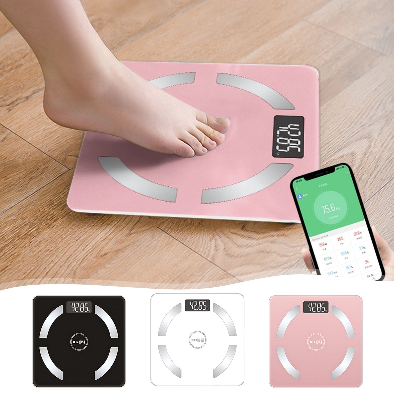 XGFHYJEH Scales for Weight, Digital Scale, Body Composition Scale Bluetooth, Bathroom Scales for ...