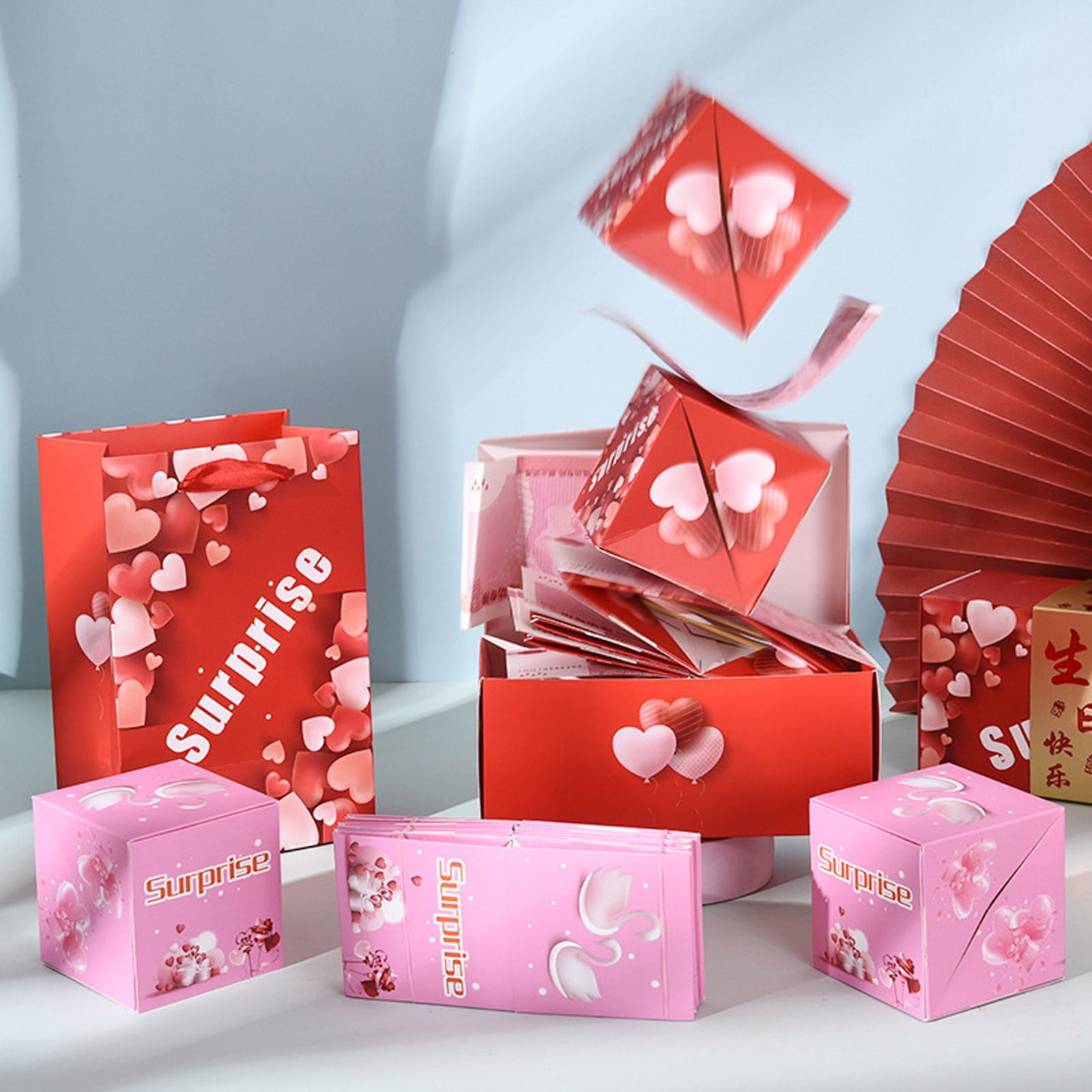 XGFHYJEH Surprise Boxes for Gift, Valentines Day Surprise Box Gift Box ...