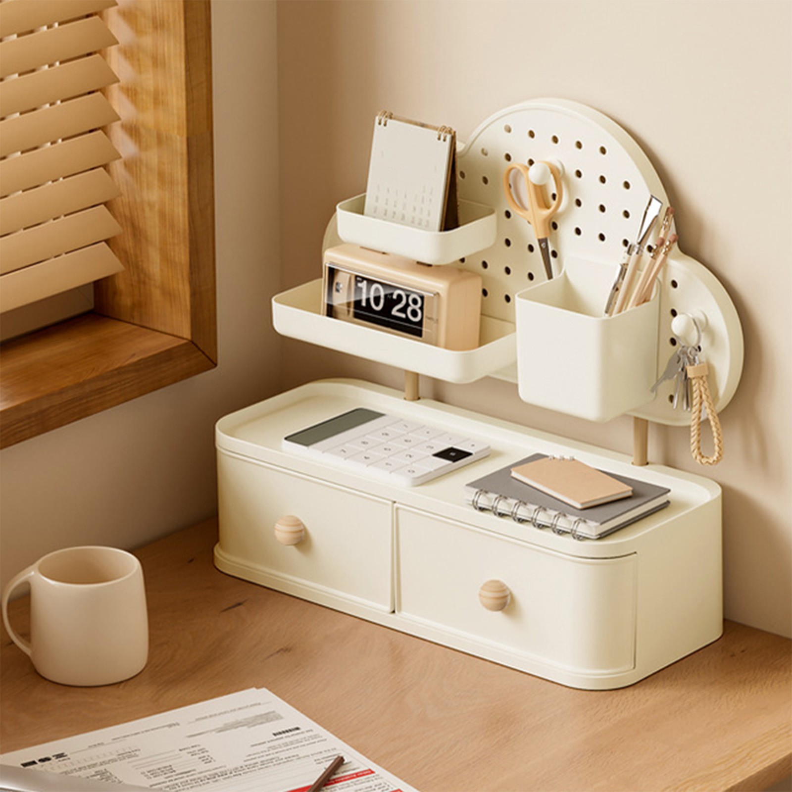 XGFHYJEH Tabletop Storage Organizer, Desktop Storage Bins, Desktop ...